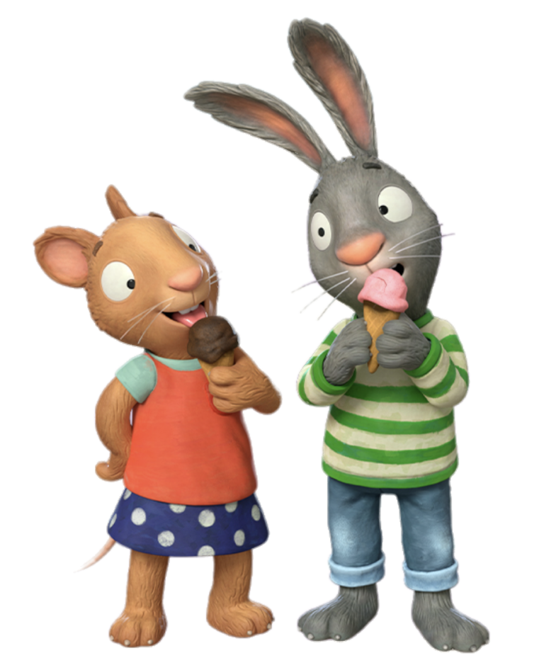 Check out this transparent Pip and Posy - Ice Cream PNG image